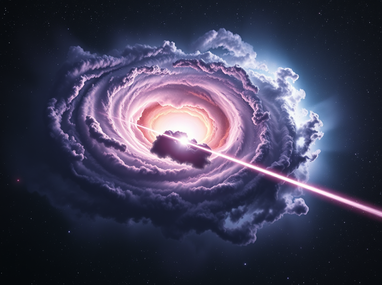 A ghost particle hit Antarctica, and led scientists to a hidden galaxy ...