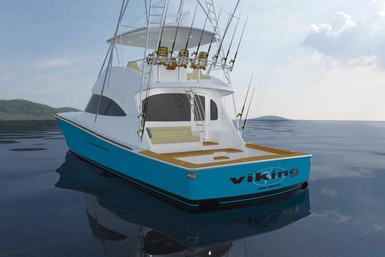 The Viking 70 convertible is built to chase big game