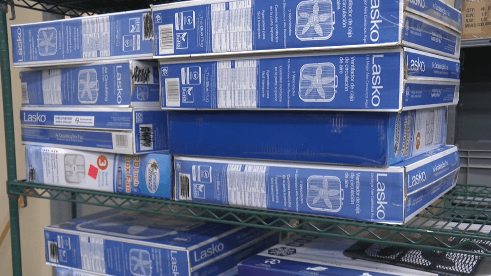 Fan shortage prompts pause on distribution events ahead of heat wave