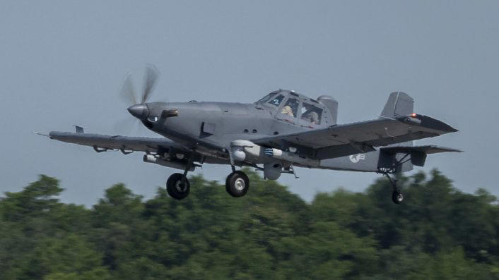 Pilot's accidental fuel shutoff caused OA-1K Skyraider II crash