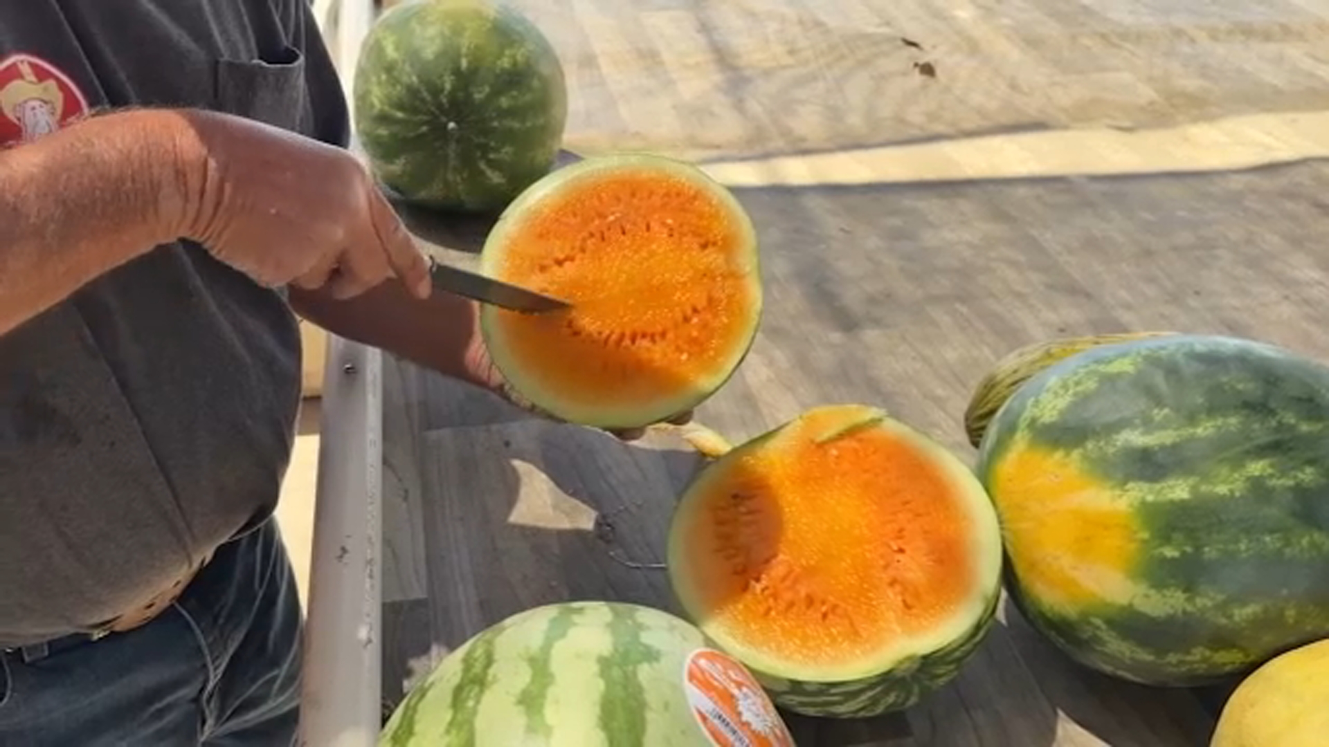 Family-run Sanger produce stand offers unique melons for peak summer season