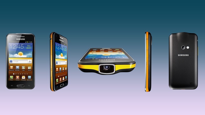This old school Samsung Galaxy phone was a mini projector