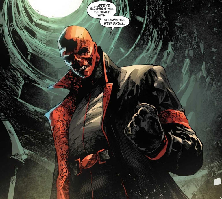 Marvel officially confirms Red Skull's design for Captain America's new ...