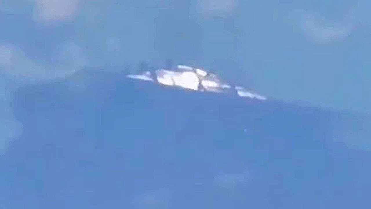 Independence Day-style spacecraft mirage spotted floating above China
