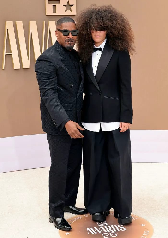 Jamie Foxx's daughter turns heads on BET Awards red carpet
