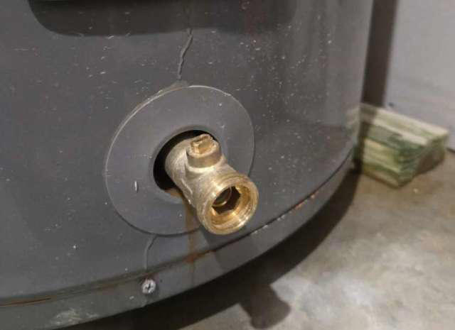 Builder came back once, but warranty may say this 6-month-old water ...