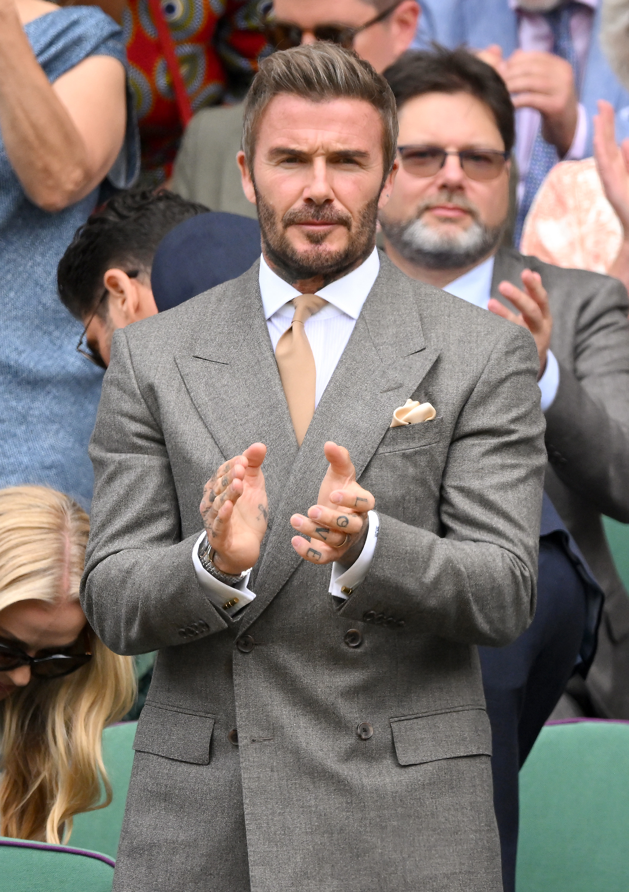Wimbledon's celebrity season begins with the Beckhams, Hollywood stars ...