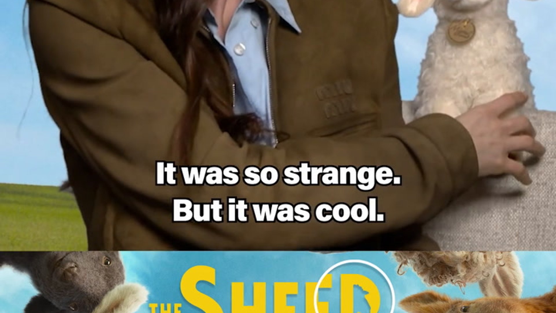 Molly Gordon on the 'strange' experience of filming 'The Sheep Detectives'