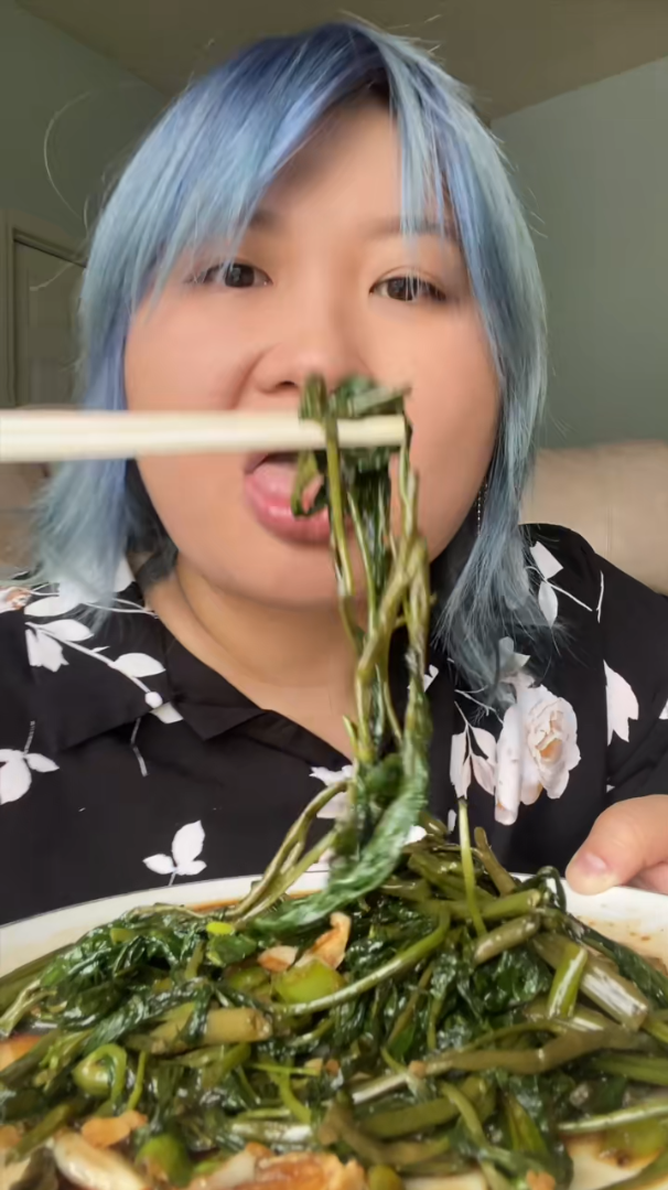 This water spinach stir fry is simple and packed with flavor