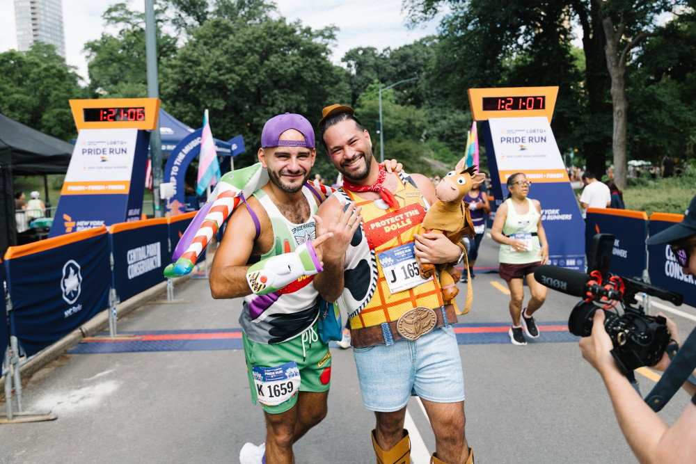 Buzz Lightyear & Woody got engaged at the NYC Pride Run and went ...