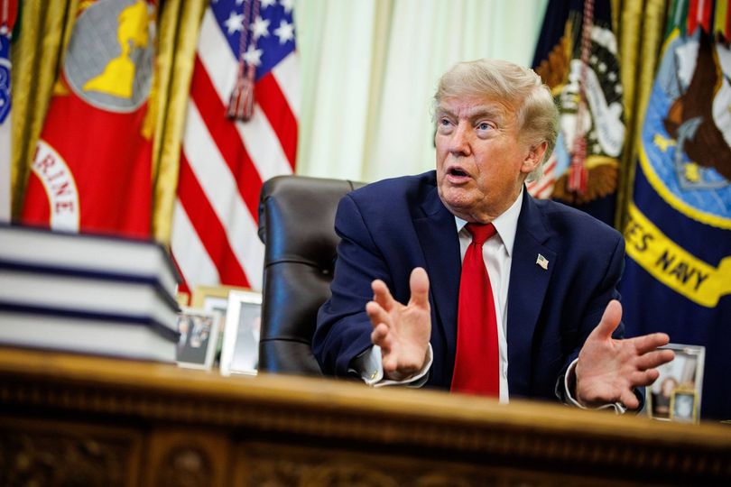 Trump issues threat to vandals who used 'sharp knives and muscle' to ...
