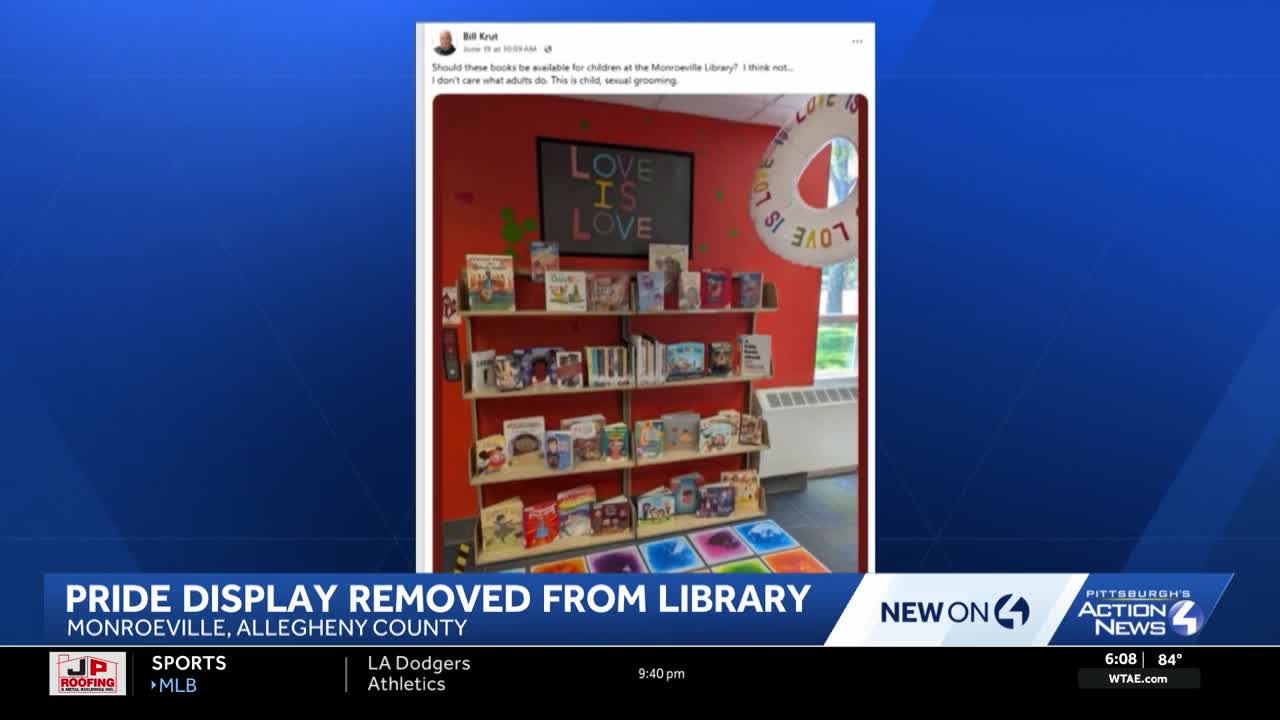 Monroeville library removes Pride Month display after officials’ request
