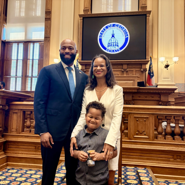 Democrat Adrienne White Carden sworn in to fill Georgia Senate seat