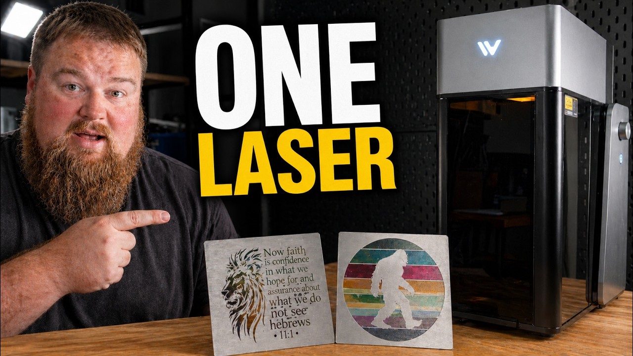 This laser can do what others can't (UV + MOPA) - WeCreat Lumos Ultra