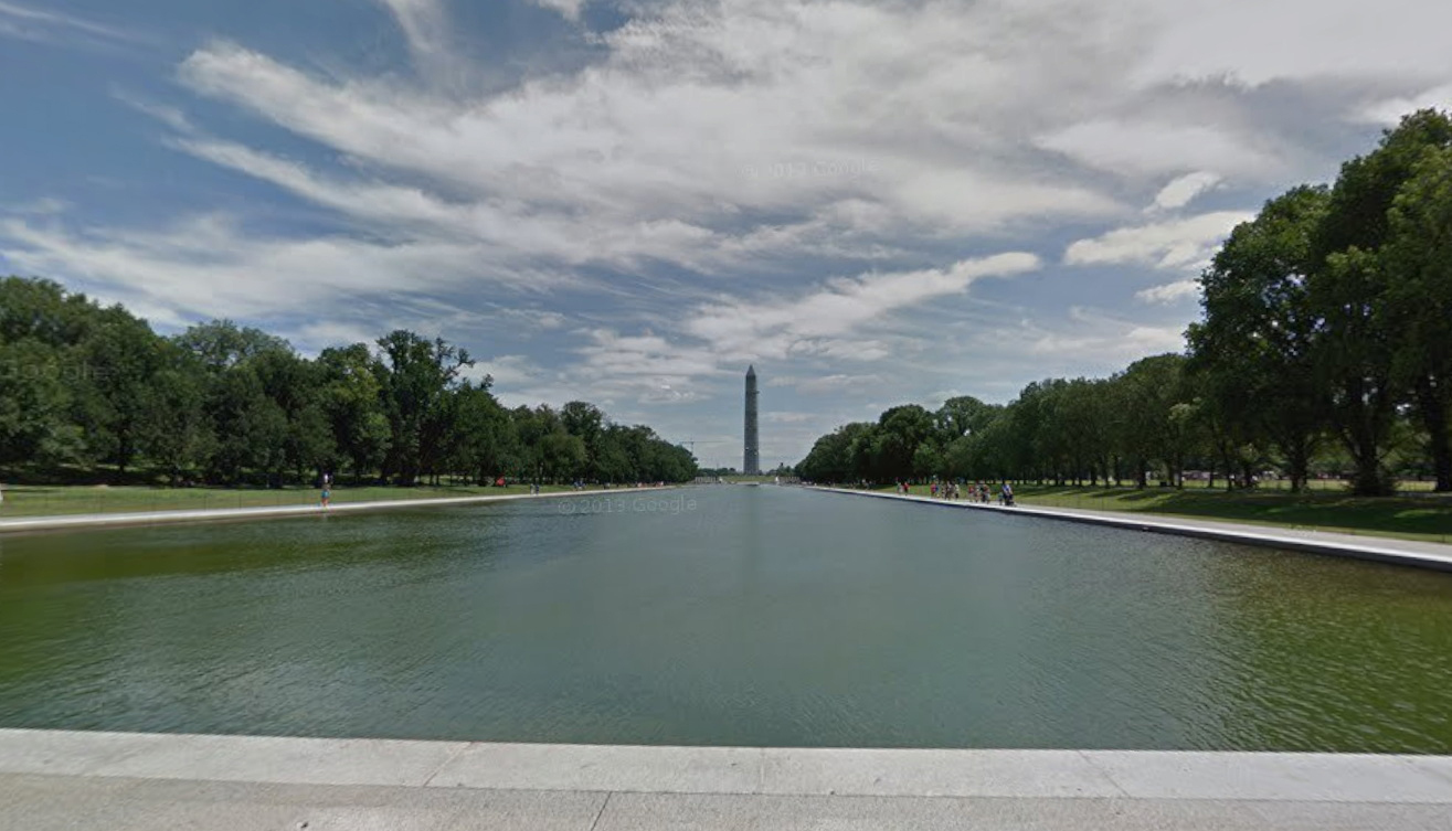 The reflecting pool sealant may have Trump’s motorcade partly to blame ...