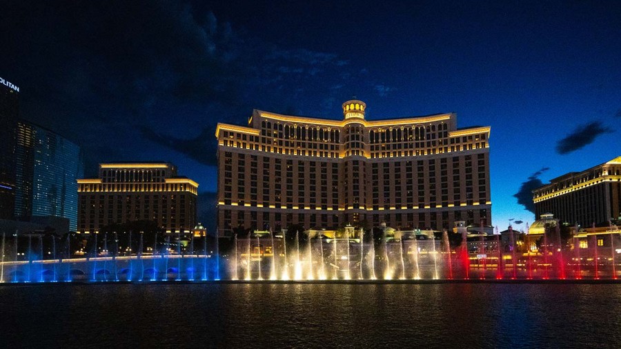 Bellagio fountains take on patriotic colors as MGM announces list of ...