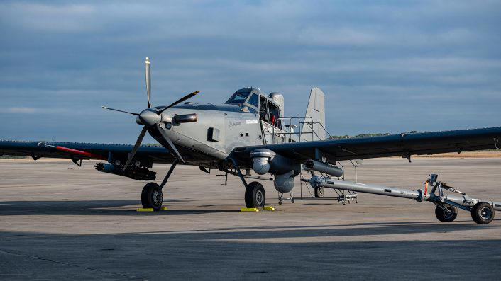 Pilot's accidental fuel shutoff caused OA-1K Skyraider II crash