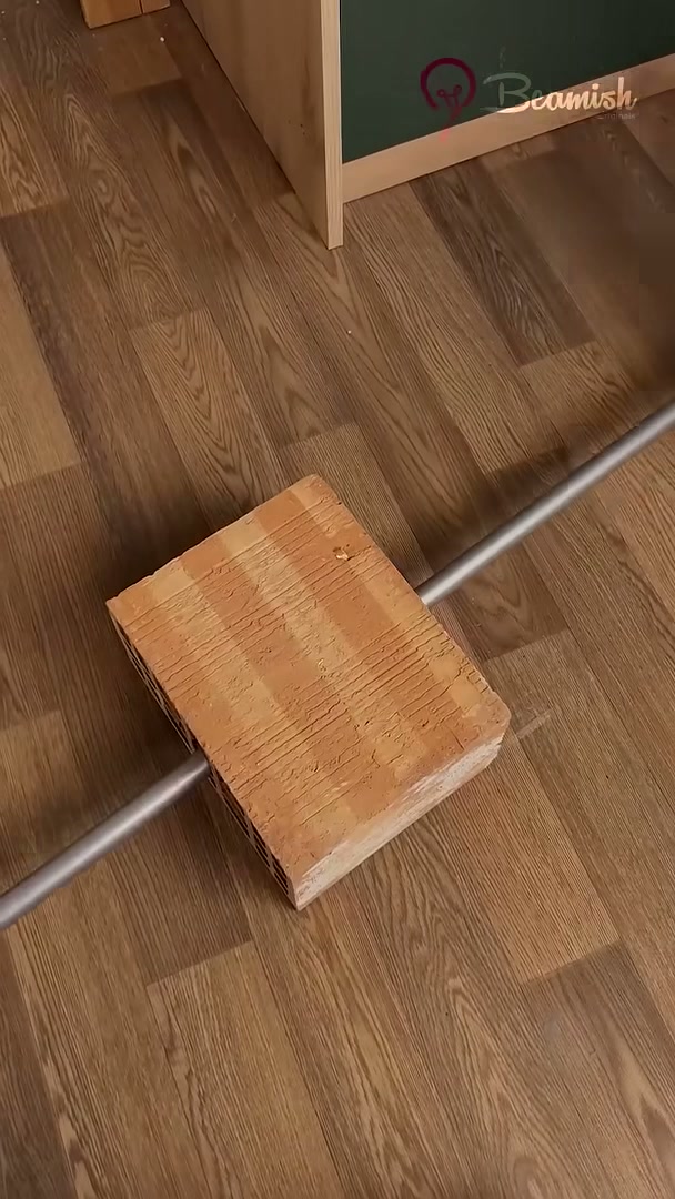Easy DIY broom organizer #smart #broom #organizing #trick