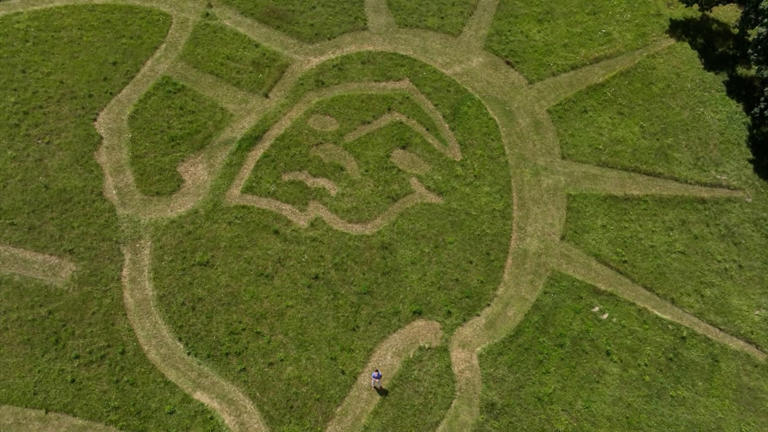 Central Ohio man mows Statue of Liberty into lawn for America’s 250th ...
