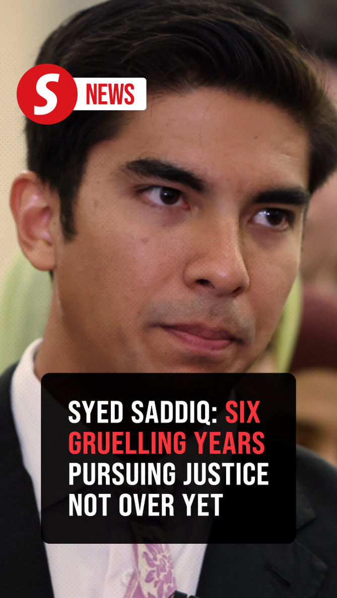 Six gruelling years - Syed Saddiq vows to fight on after verdict deferred