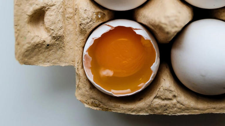 Is the white string in raw eggs safe to eat?