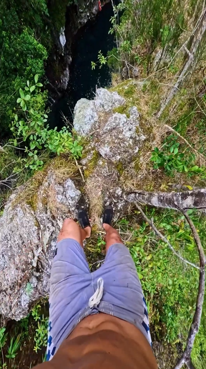 Thrilling 29M waterfall jump you must see