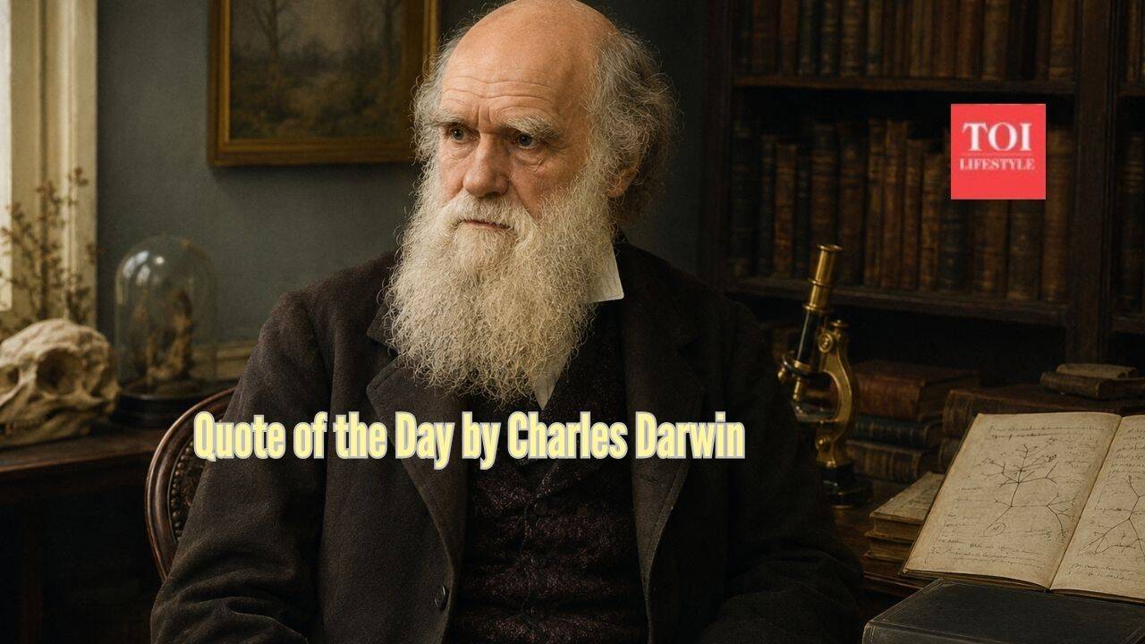 Quote of the day by Charles Darwin, “Man has an instinctive tendency to ...