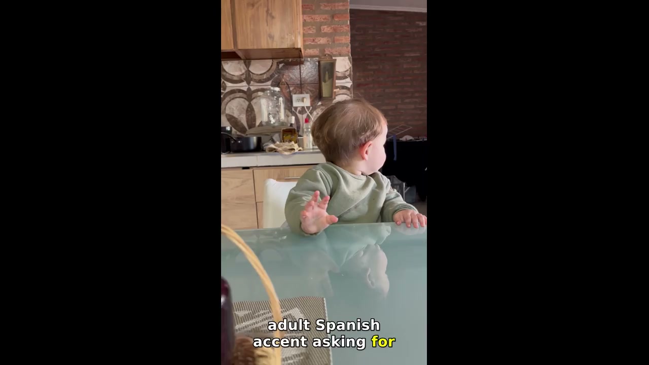 Little boy perfectly mimics adult Spanish accent