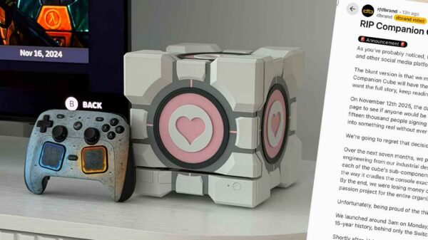 The Steam Machine Companion Cube has been cancelled after Valve pulled ...