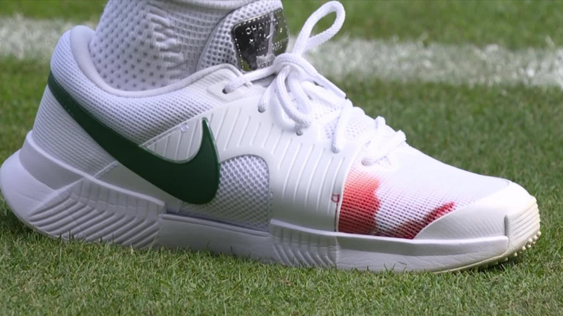 Jannik Sinner jokes about bloody shoes: 'All white turned a bit red'