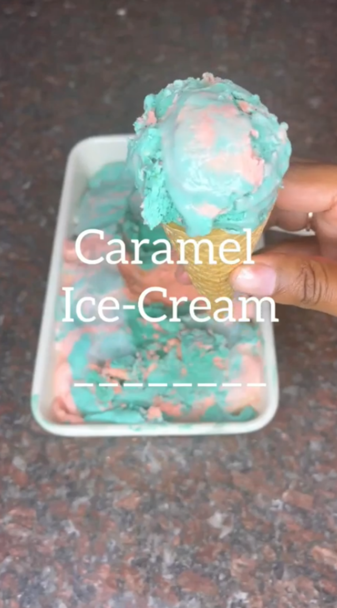 2 ingredient caramel ice cream secret hack