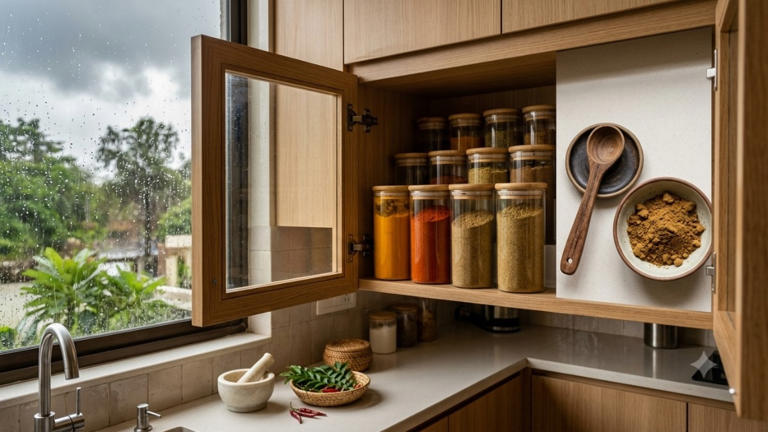 How to keep kitchen spices dry in humid weather