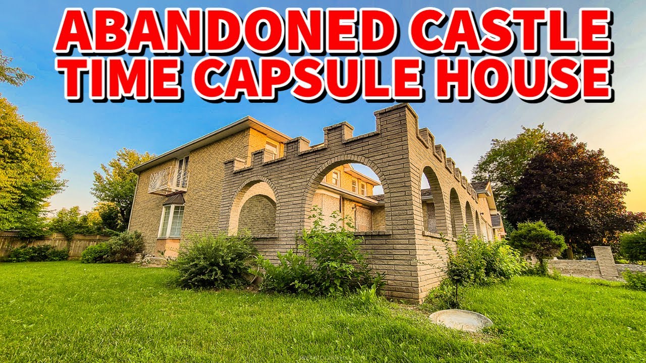 Abandoned castle house | Exploring a strange time capsule home