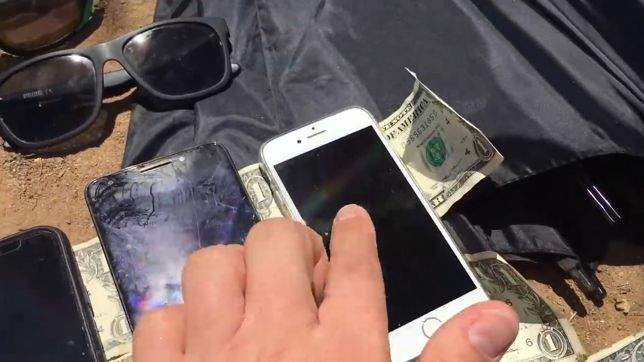He pulled a wallet from the river - “There was a 5 in there” - then ...