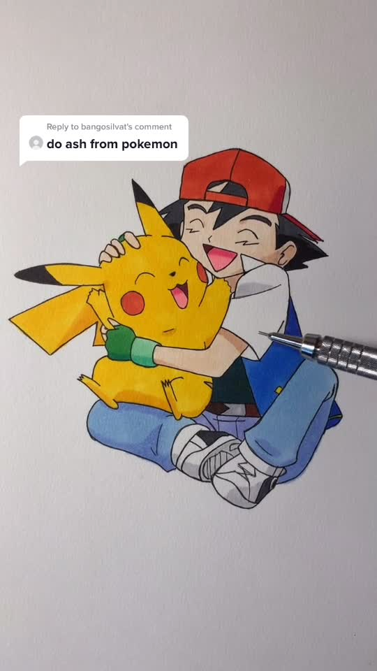 Watch the full drawing from start to finish