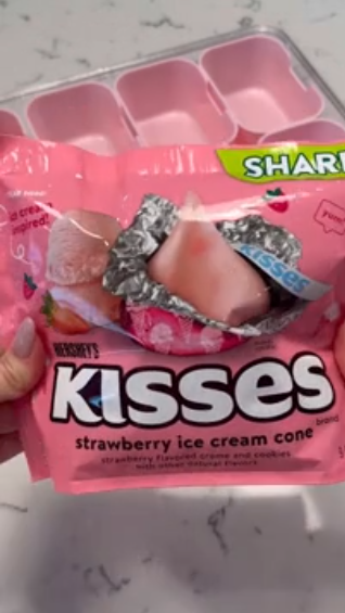 The most satisfying pink snack box restock
