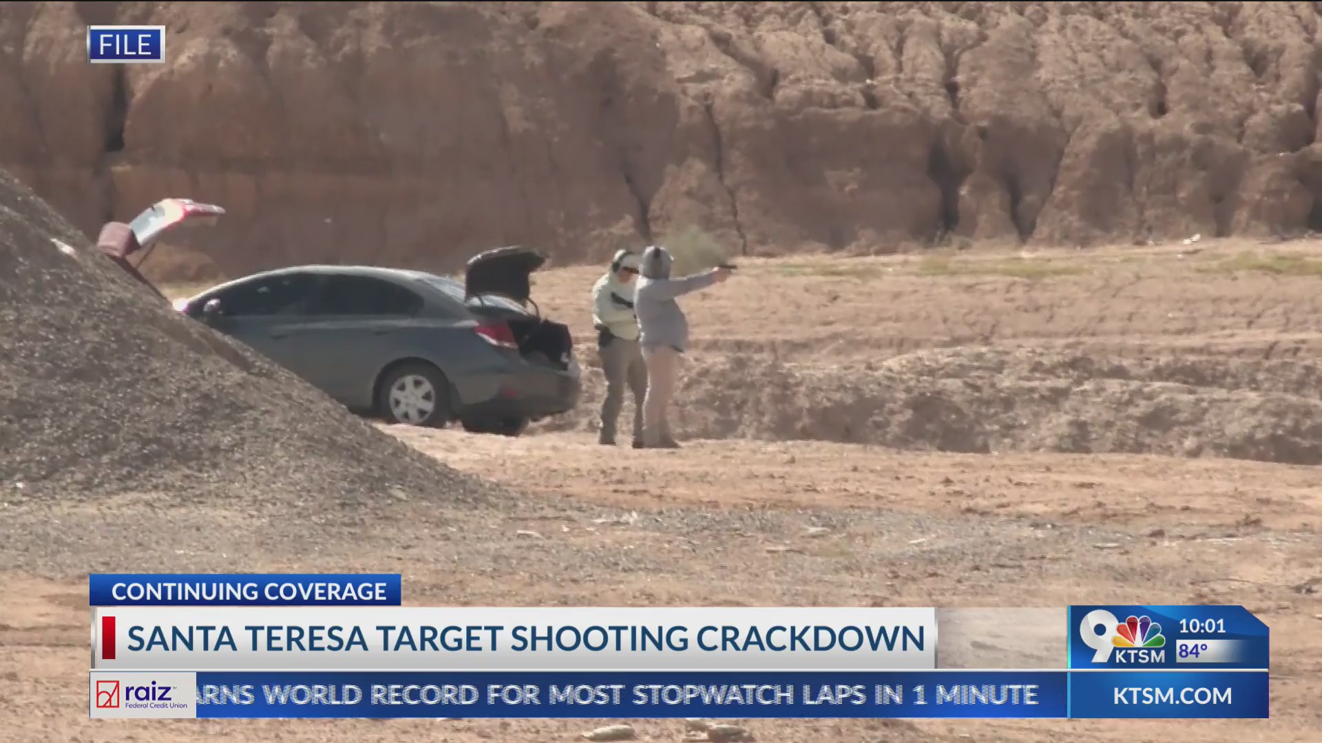 Crackdown on target shooting ongoing in NM
