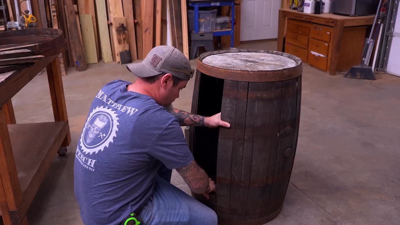 I bought a ruined bourbon barrel for $10... then this happened