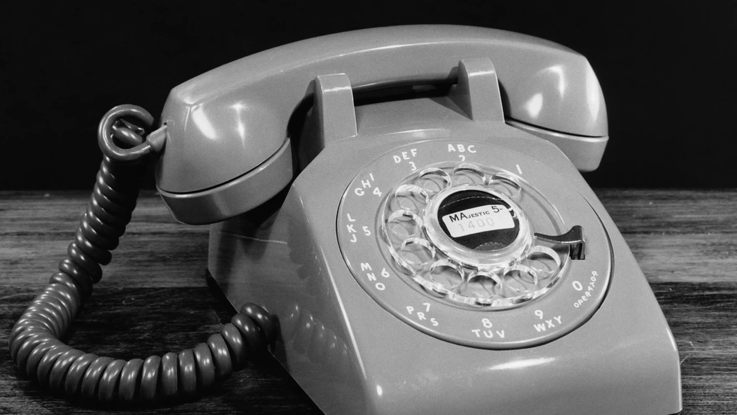 Everyday telephone life in the 1970s