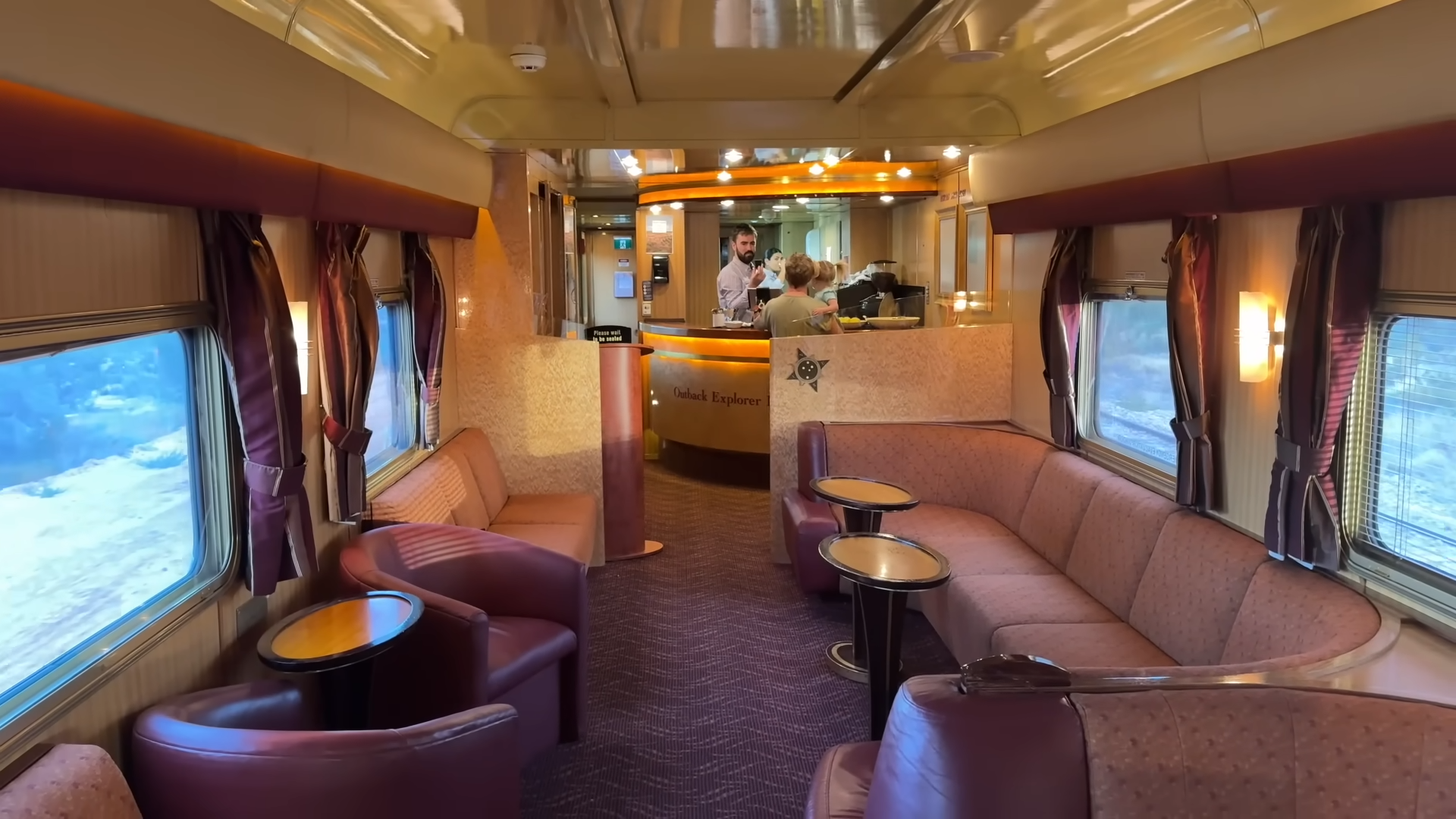 A 4-day train trip across the Outback came with champagne, showers and ...
