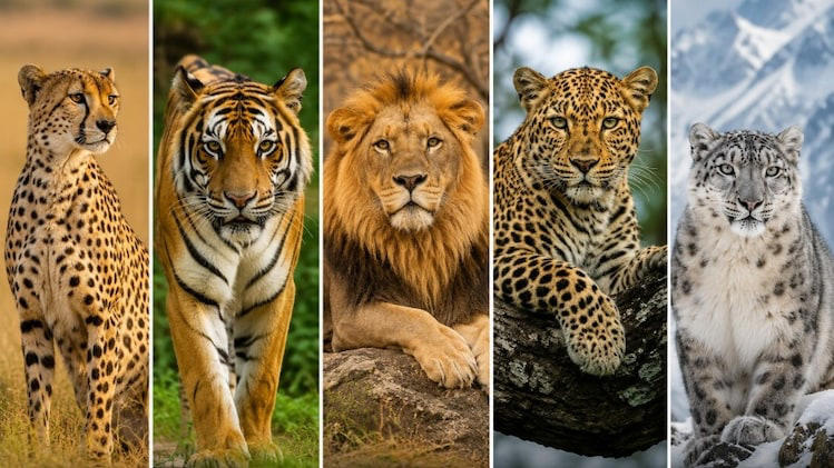 India's big cat revival: All five wild species record population growth ...