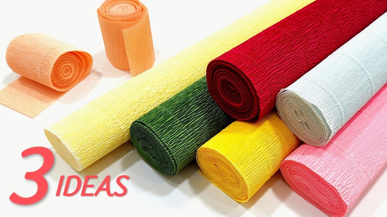 3 easy paper craft ideas for home decoration