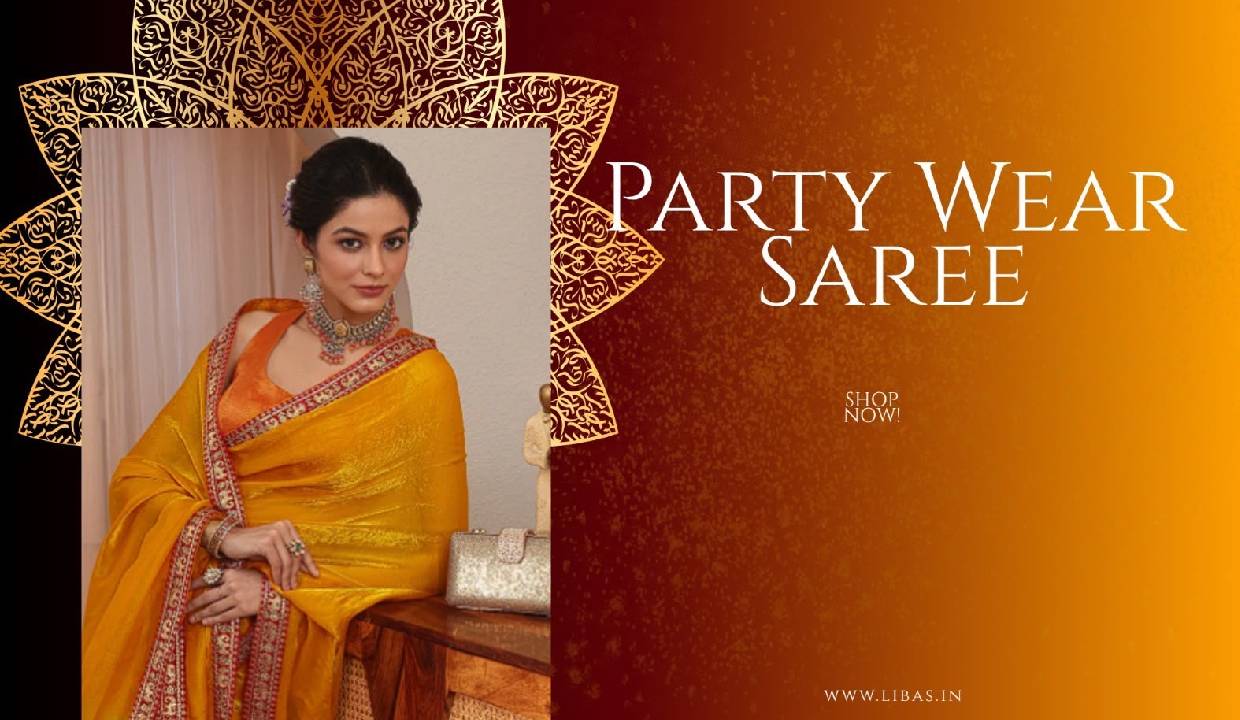 Latest party wear sarees every girl needs