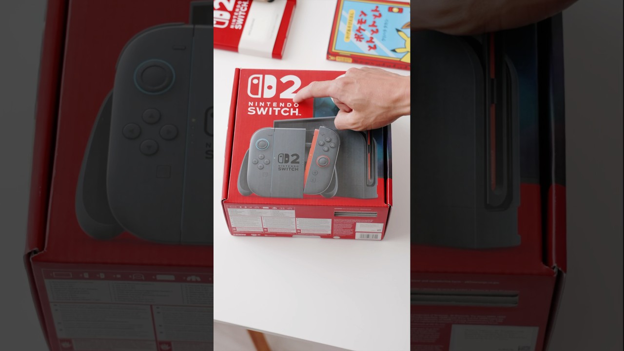 Nintendo Switch 2 unboxing