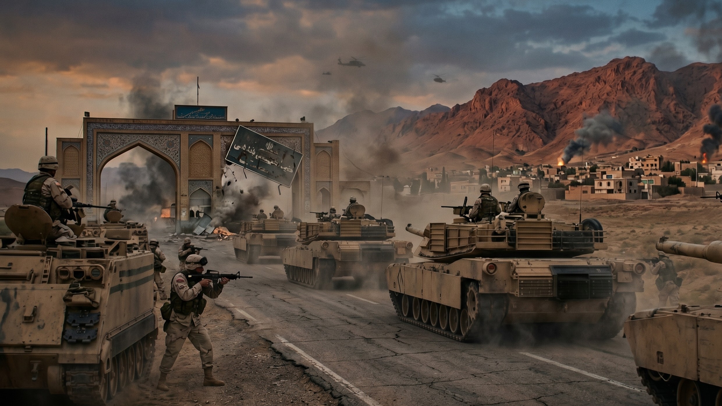 Iran refused to join the war - so the superpowers decided for them ...