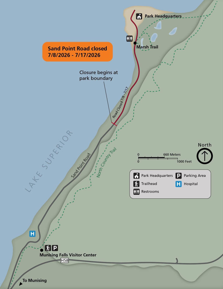 Sand Point Road to close July 8 for culvert replacement