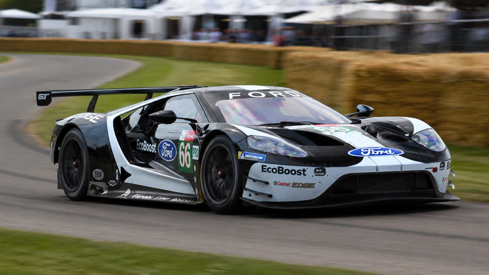 Ford GT LM EcoBoost racecar unleashes raw engine sound