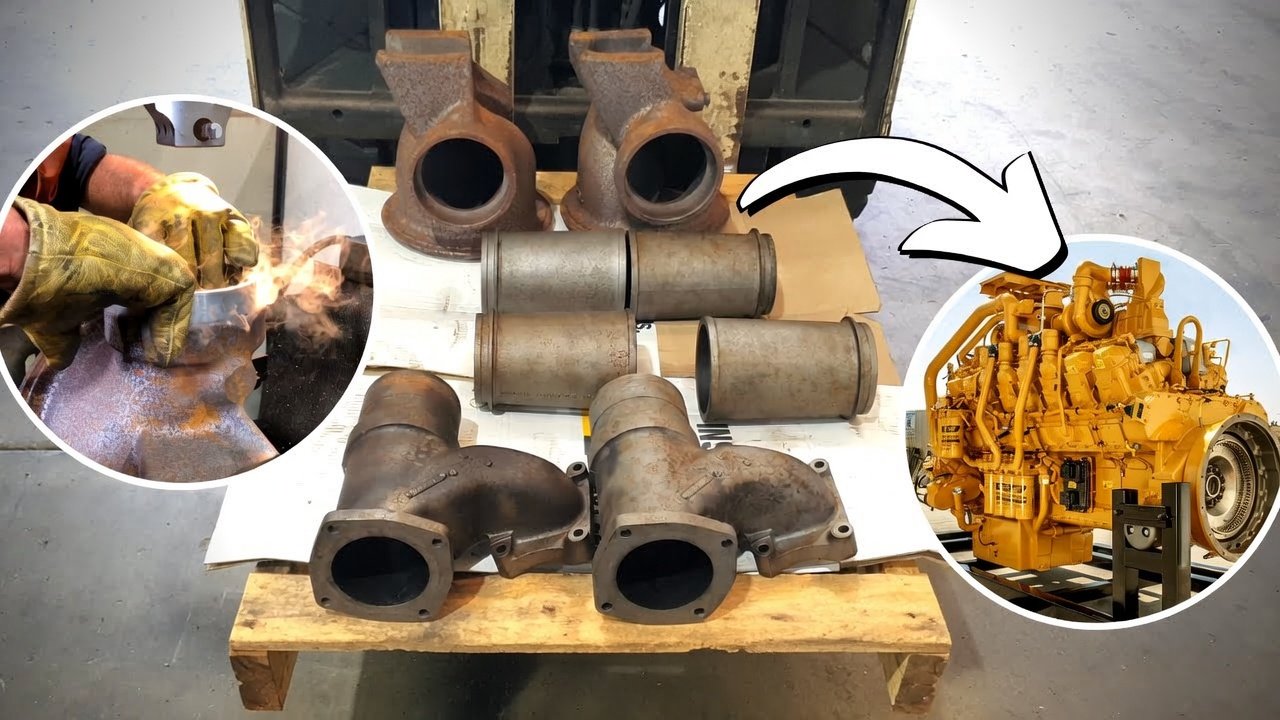 Repairing parts for a 2000HP engine