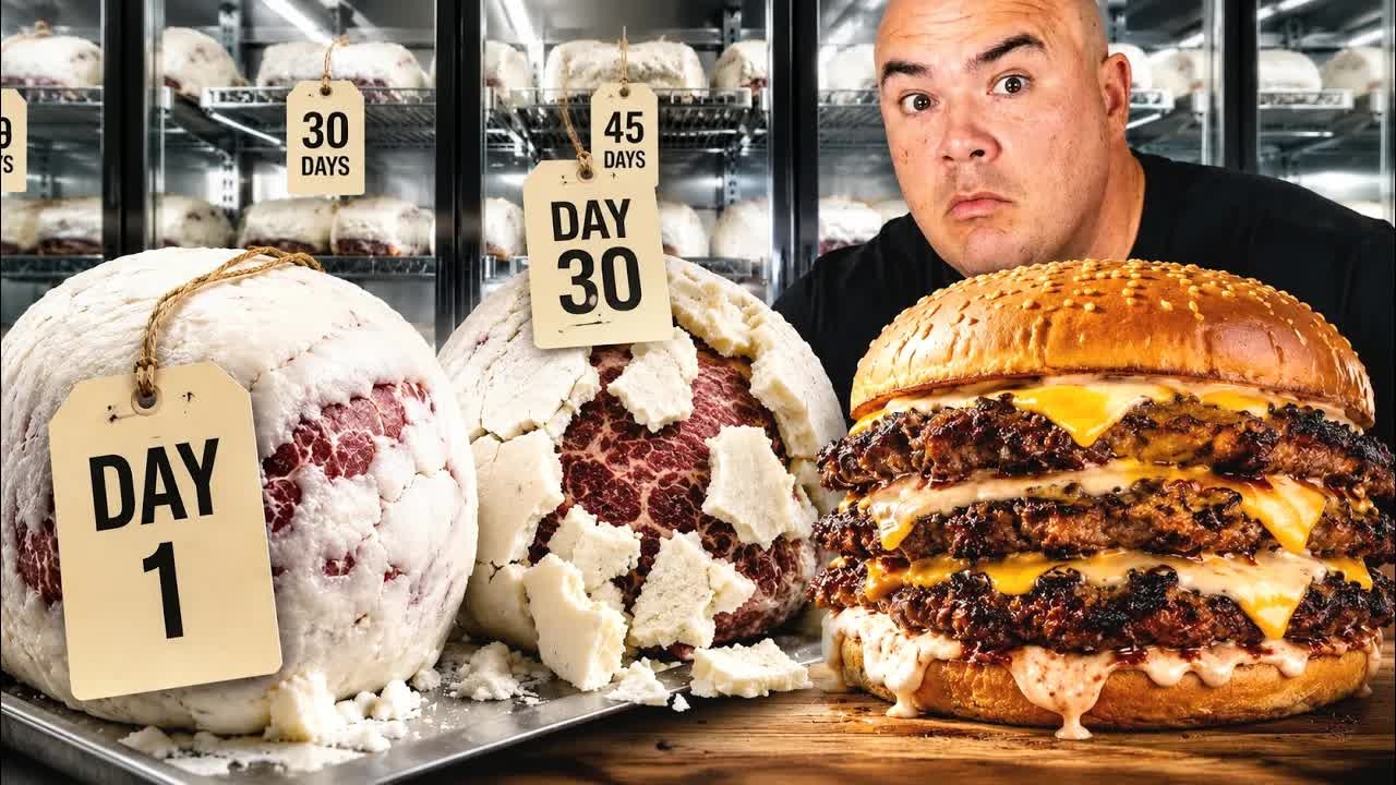 He dry-aged burgers in Wagyu fat - and the result changed the whole bite