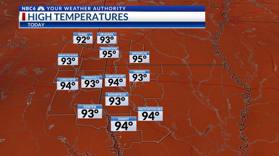 Hot and dry weather continues, a few storms by the weekend